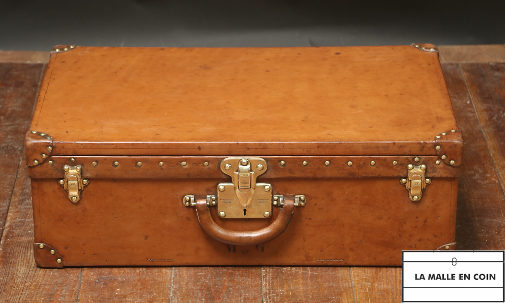 Valise cuir de la marque Louis Vuitton