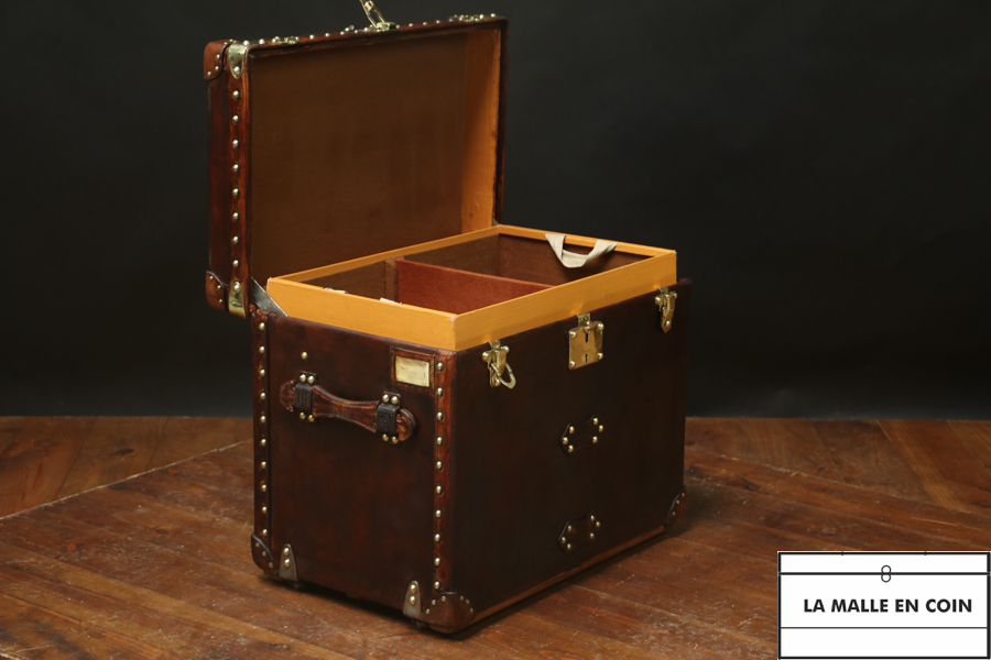 Louis Vuitton all leather shoe trunk